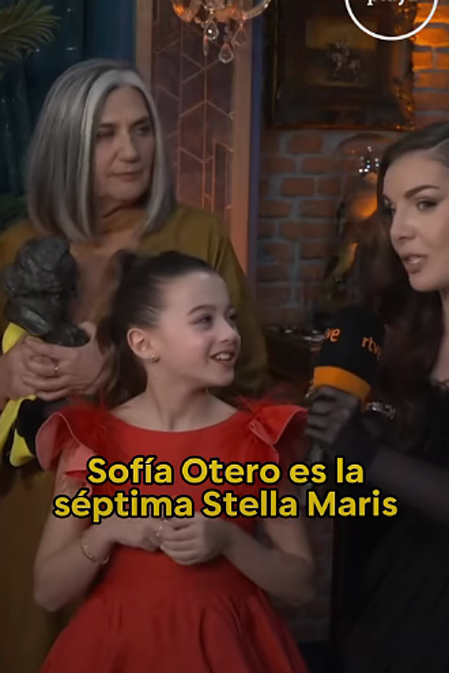 Así vivió la vizcaína Sofía Otero la noche de los Goya | El Correo